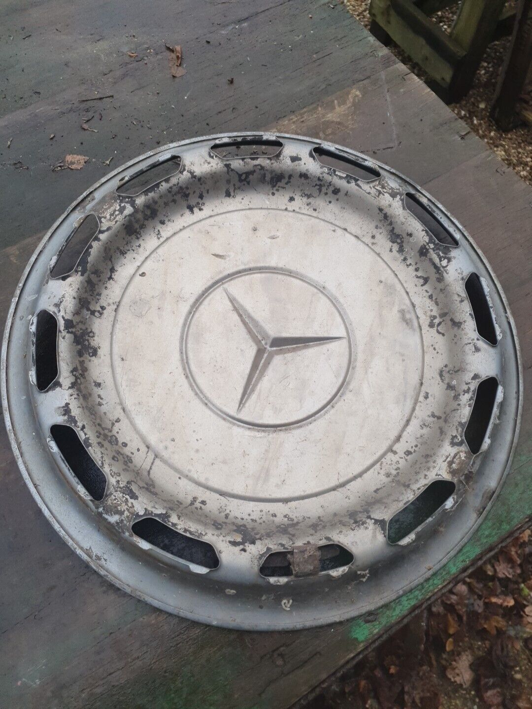 Pair MERCEDES BENZ HUB CAP USED MAN CAVE WALL HANGER 15 Inch | Drakelow ...