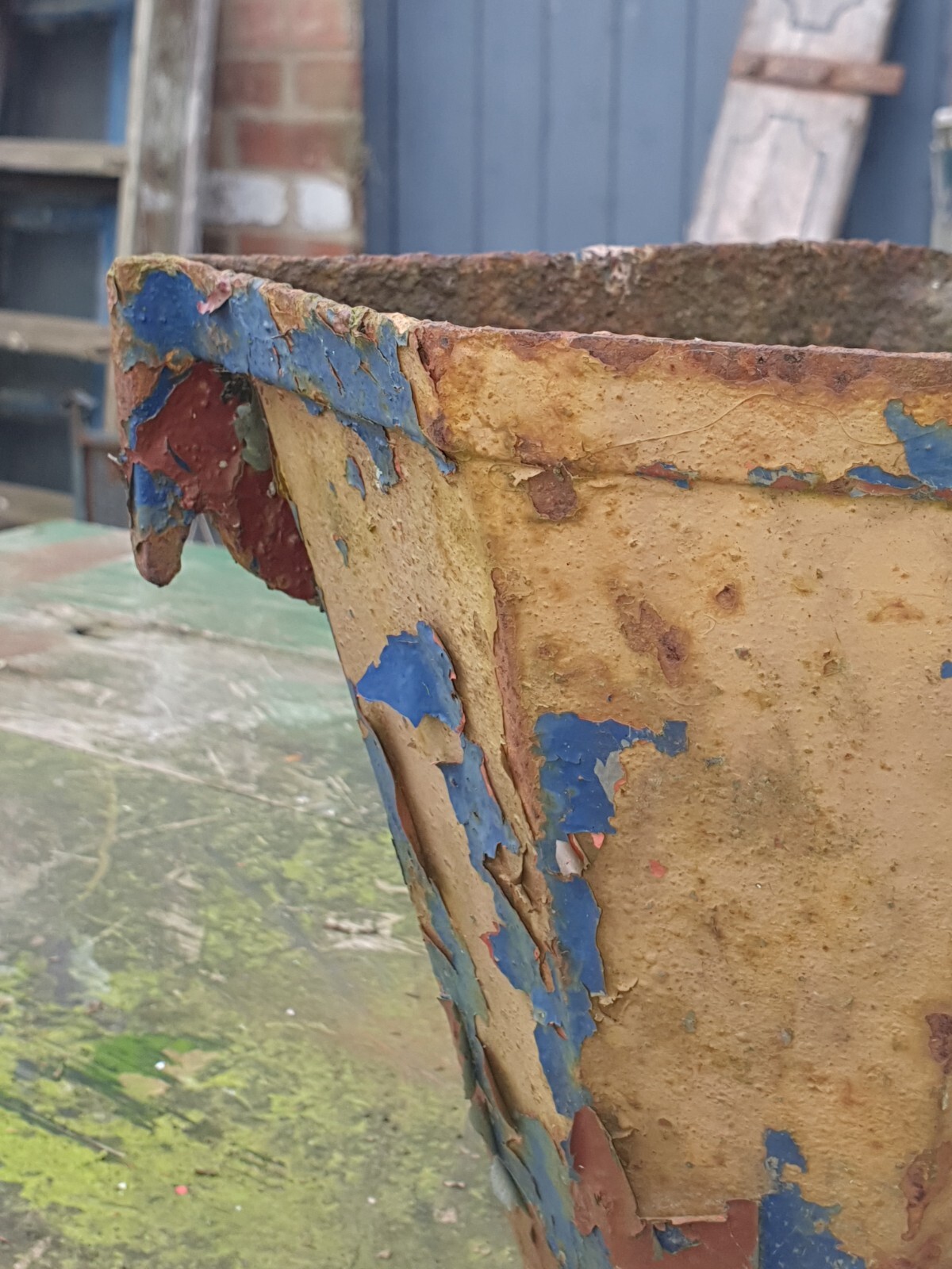 Vintage Victorian Cast Iron Wall Garden Planter Rain Hopper | Drakelow ...