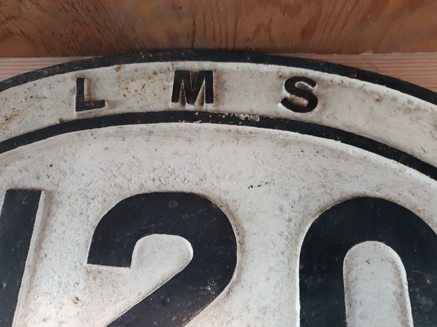 LMS Cast Iron Railway Bridge Plate 120 House Number Sign | Drakelow ...