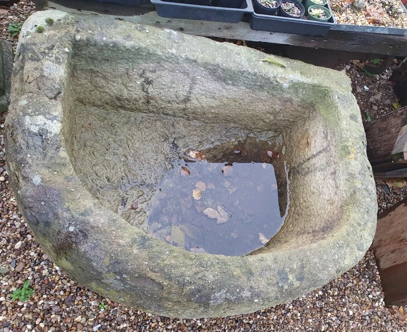Antique Stone Trough water tight garden water feature Grit Stone ...