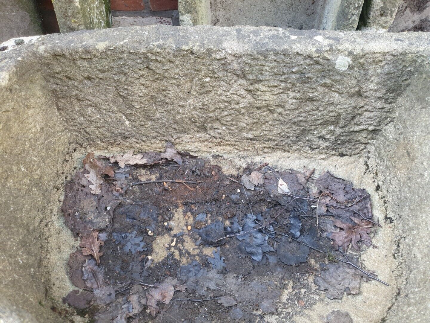 Antique Stone Trough water tight garden water feature Grit Stone ...